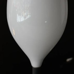 Retro stojací lampa Izza bílé