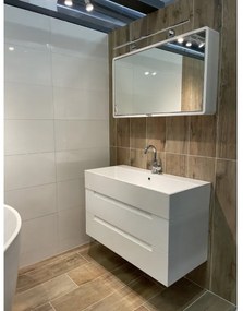 Kingsbath Toscana White 100 koupelnová skříňka s umyvadlem