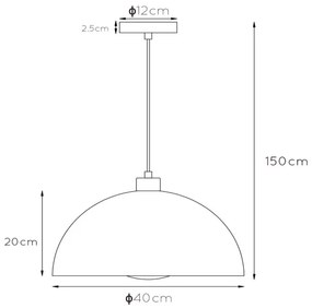 Lucide 45496/01/30 - Lustr na lanku SIEMON 1xE27/40W/230V černá