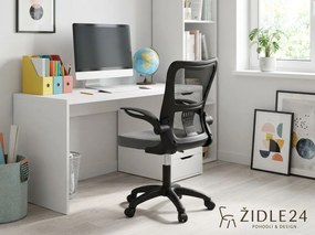 Juniorská židle SMARTSIT - šedá síťovina