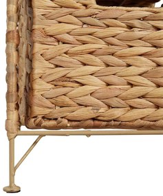 vidaXL Marketos Komoda se 6 košíky 47 x 37 x 100 cm vodní hyacint
