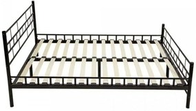 Tempo Kondela Černá postel TAJGI 180x200