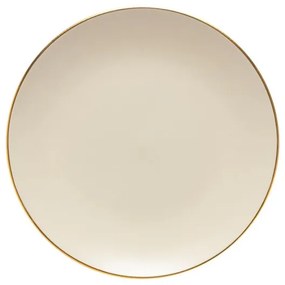Jídelní talíř se zlatým okrajem 27cm AUGUSTA