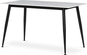 Jídelní stůl 130x70 cm se čtyřmi židlemi ASE-1004 BK2