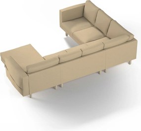 Potah na pohovku IKEA Norsborg rohová, 5-místná se šezlongem barva béžová