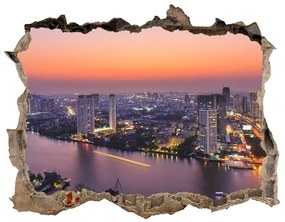 Wallmuralia Fototapeta díra na zeď 3D Bangkok západ 95x64 cm