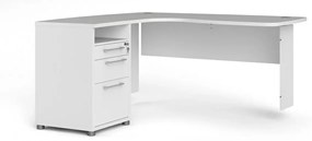 Falco Psací stůl Office 80400/44  Bílá/silver grey