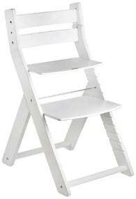 WOOD PARTNER Rostoucí židle pro školáky SANDY bílá Zvolte barvu: Bílá