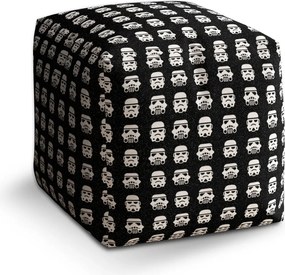 Sablio Taburet Cube Star Wars Stormtrooper Pattern - 50x50x50 cm