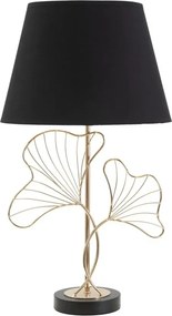 Stolní lampa Leaves 60 cm černo-zlatá