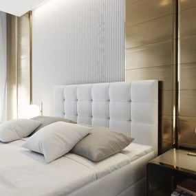Čalouněná postel boxspring GLORIEN 180x200 cm purpurová Matrace: Matrace Bonell pružinová
