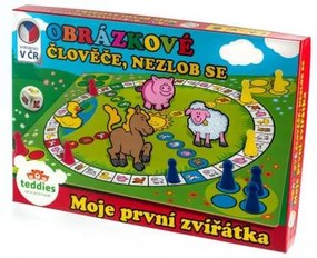 Teddies Člověče, nezlob se obrázkové Moje první zvířátka společenská hra pro nejmenší