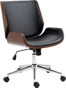 Kancelářská židle Vinsetto s houpací funkcí, ergonomická počítačová židle, výškově nastavitelná kancelářská židle, otočná židle do pracovny, nosnost a