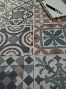 Beaulieu International Group, PVC podlaha - lino Livitex Retro 2793, na míru, šíře 3m,4m, vícebarevná, filc, chodba / předsíň