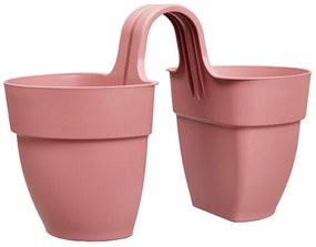 Elho Květináč Vibia Campana Flower Twin - dusty pink 21 cm