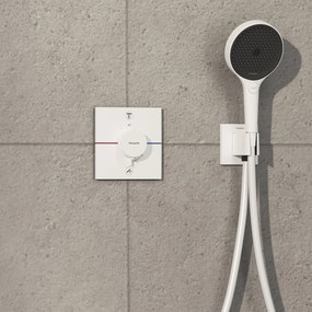 Hansgrohe ShowerSelect Comfort E, termostat pod omítku pro 2 spotřebiče, bílá matná, HAN-15572700