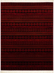 Dywany Łuszczów, Kusový koberec Orient 5132 vínový, 100x200, červená, kancelář