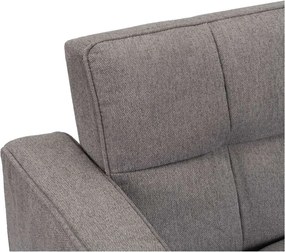 Rozkládací pohovka Ginose, dvojsedák, šedá