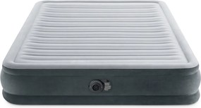 Nafukovací matrace s automatickou pumpou DELUXE III šedá