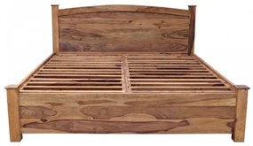 Indický nábytek - Postel s úložným prostorem Rami 180x200 z indického masivu palisandr Only stain