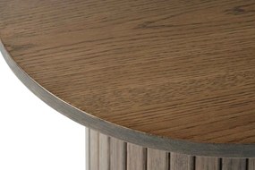 Designový odkládací stolek Vasiliy 50 cm kouřový dub