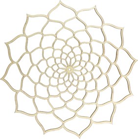 AMADEA Dřevěná dekorace mandala přírodní 20cm