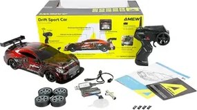 AMEWI RC auto Drift Sport GTR černá, červená / 1:16 / RTR / 4WD / 2.4G