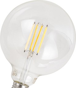Sada 5 chytrých stmívatelných LED žárovek E27 G125 čirá 7W 806 lm 2700-6500K Zigbee