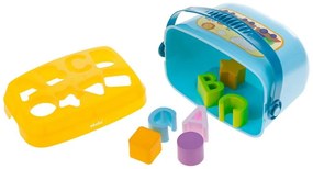 Akuku Edukační hračka vkládačka kyblík písmenka a tvary