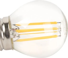 Sada 5 stmívatelných LED vláknových žárovek E27 3W 250lm 2700K