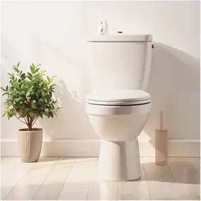 Spirella AKIRA matná cappuccino / WC štětka / ocel