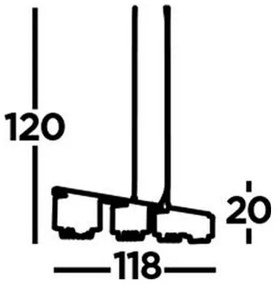 Searchlight 7094-4CC - Lustr na lanku ELISE 4xG9/33W/230V