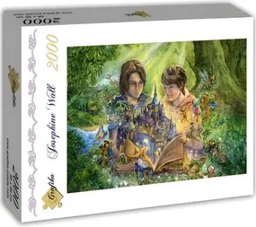 GRAFIKA Puzzle Kouzelná kniha pohádek / 2000 dílků / 96 x 68 cm