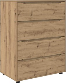 Úložné skříně 80 x 48 x 105 cm Kompozitní dřevo Artisanový dub 3406234