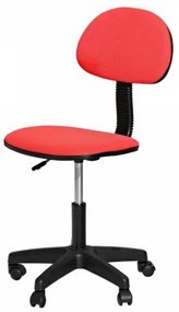 Dětská židle k psacímu pc stolu červené HS 05