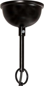 Industriální závěsné svítidlo 25 W černé kulaté 40 cm E27 320535