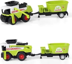 RAPPA Traktor/kombajn kovový s vlečkou / od 3 let