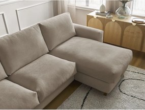 Taupe rohová pohovka Nouveau Cocoone – Bobochic Paris