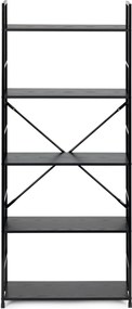 Regál LOFT 58,5 cm černý
