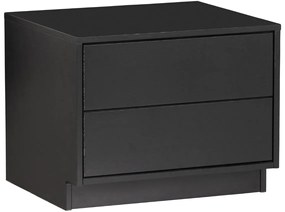 OnaDnes -20% Hoorns Černý borovicový TV stolek Frederica 50 x 39,5 cm