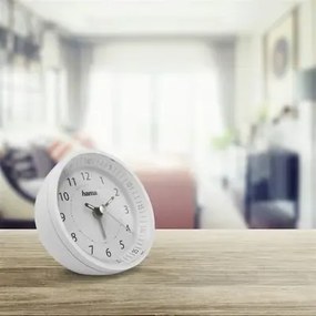 Hama Roundly bílá / budík řízený rádiovým signálem
