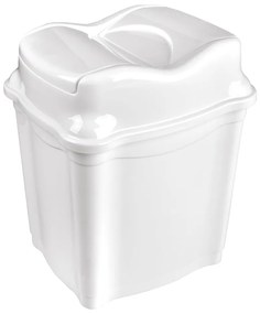 Bílý plastový odpadkový koš 9 l Whirpool – Orion