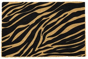 Rohožka z přírodního kokosového vlákna Artsy Doormats Zebra, 40 x 60 cm
