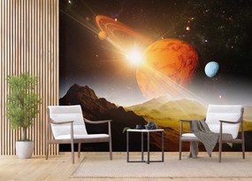Fototapeta na míru Zářivý Saturn | Vliesová fototapeta na zed' | DFTNS1283