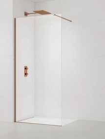 Sprchová zástěna SAT Walk-in 100 cm broušený rose gold SATBWI100PRRG