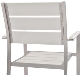 Sada 6 jídelních židlí bílá VERNIO Beliani
