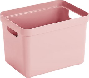 Úložný box Sigma Home, 35 × 24,6 × 24,3 cm, 18 l, růžový
