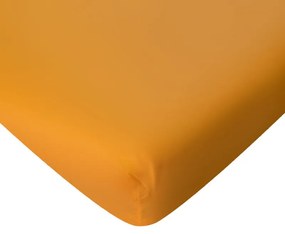 Napínací prostěradlo MICRO Satén - žluté 180x200x25 cm