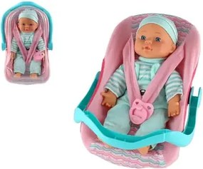 TEDDIES Panenka miminko / 30 cm / nosítko a dudlík v balení / 2 barvy