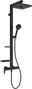 Ideal Standard - Sprchový set s baterií, 26x26 cm, 2 proudy, hedvábná